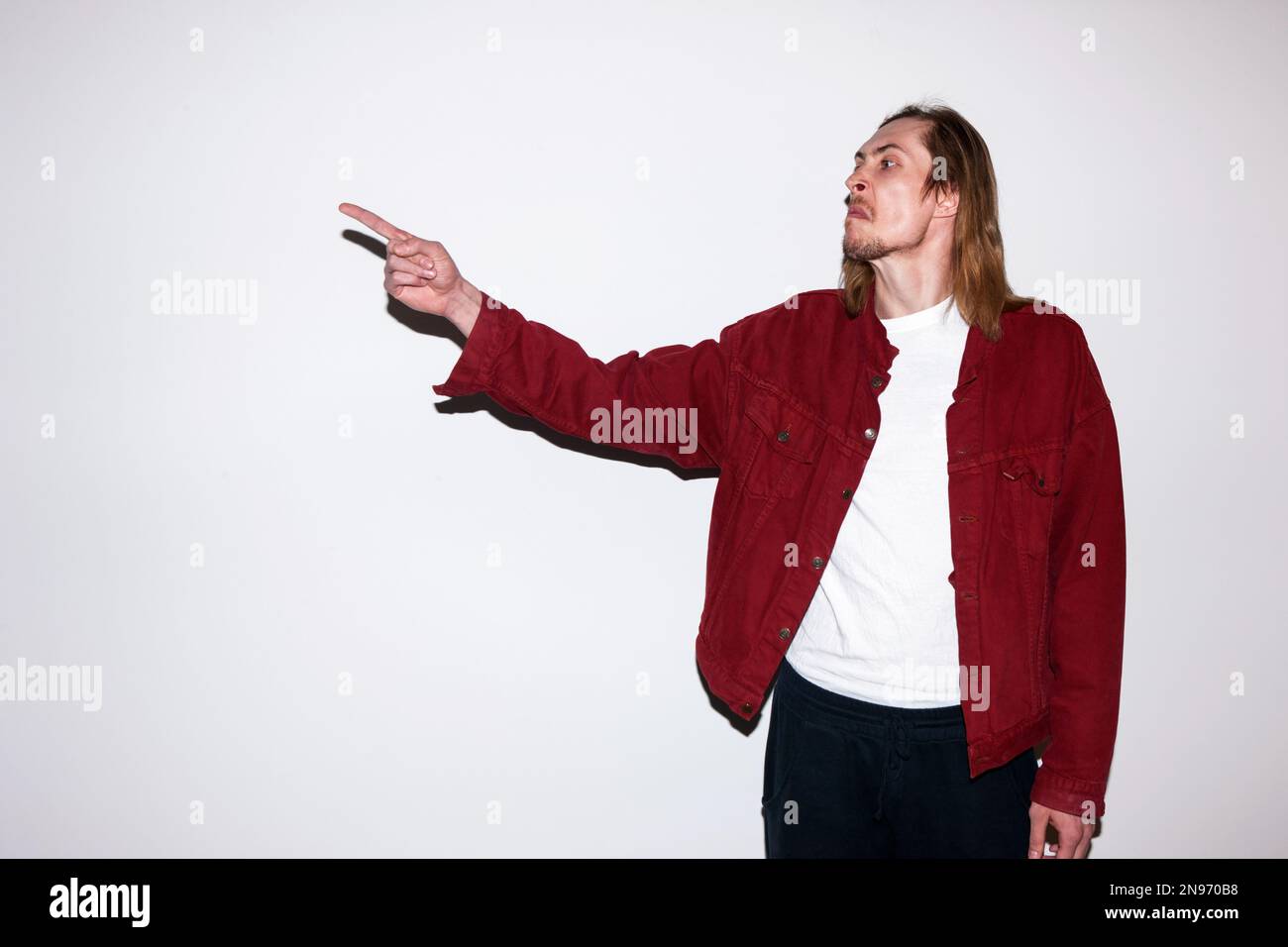Angry male threatening someone. Bad relationship Stock Photo - Alamy