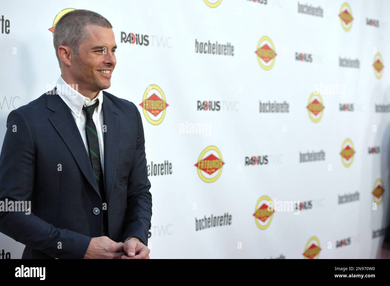 Actor James Marsden attends the "Bachelorette" premiere at Arclight ...