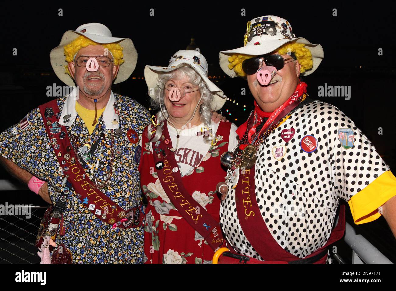 (L to R) Hogettes Howard Churchill, Susan Gundling and Michael Torbert ...