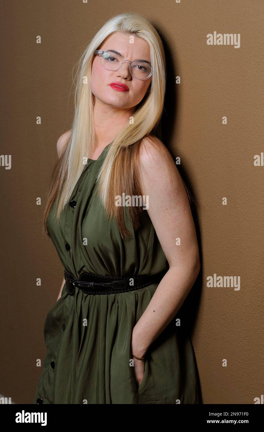 Leslye Headland, writer/director of the film "Bachelorette," poses for ...