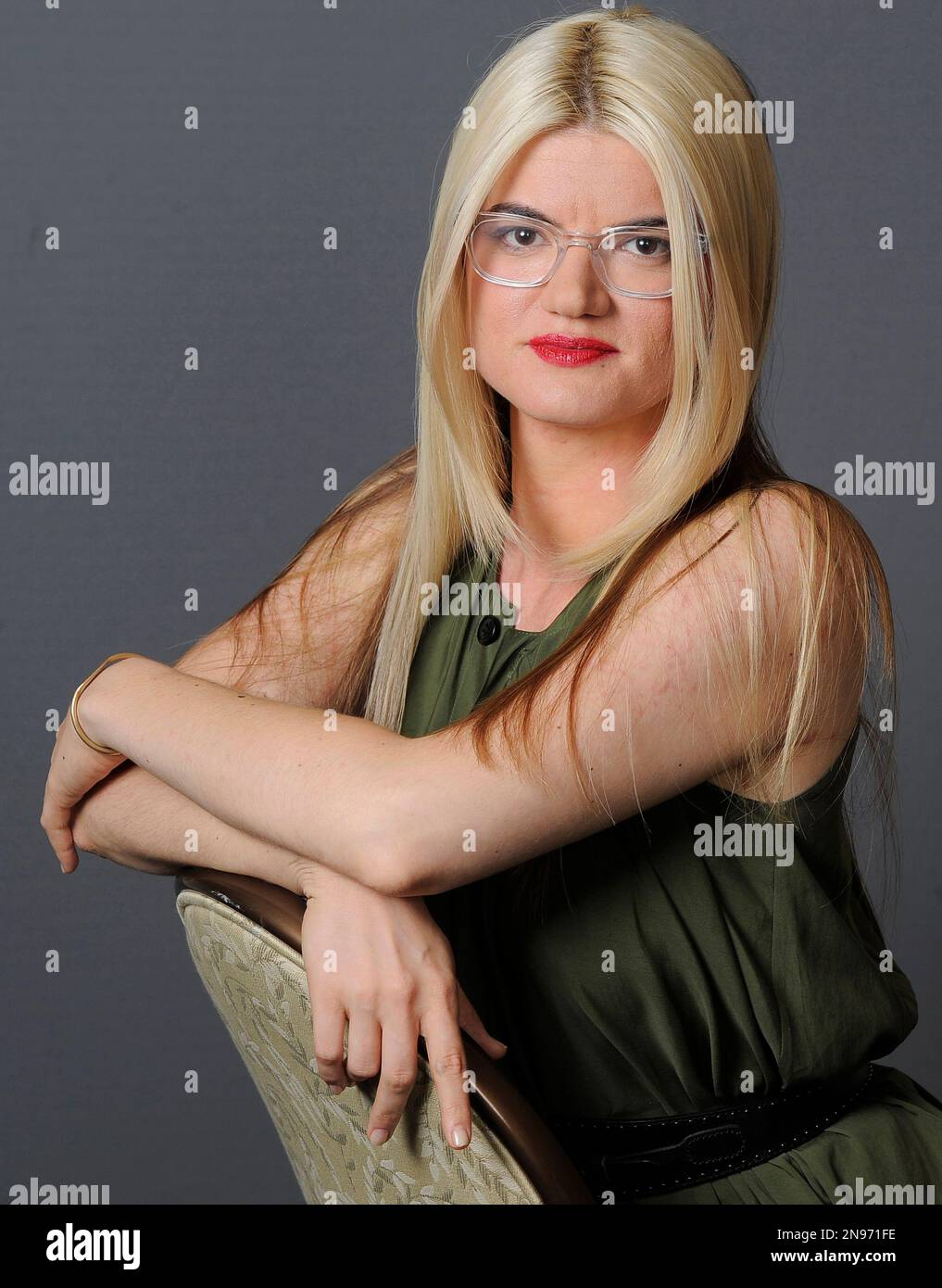 Leslye Headland, writer/director of the film "Bachelorette," poses for ...