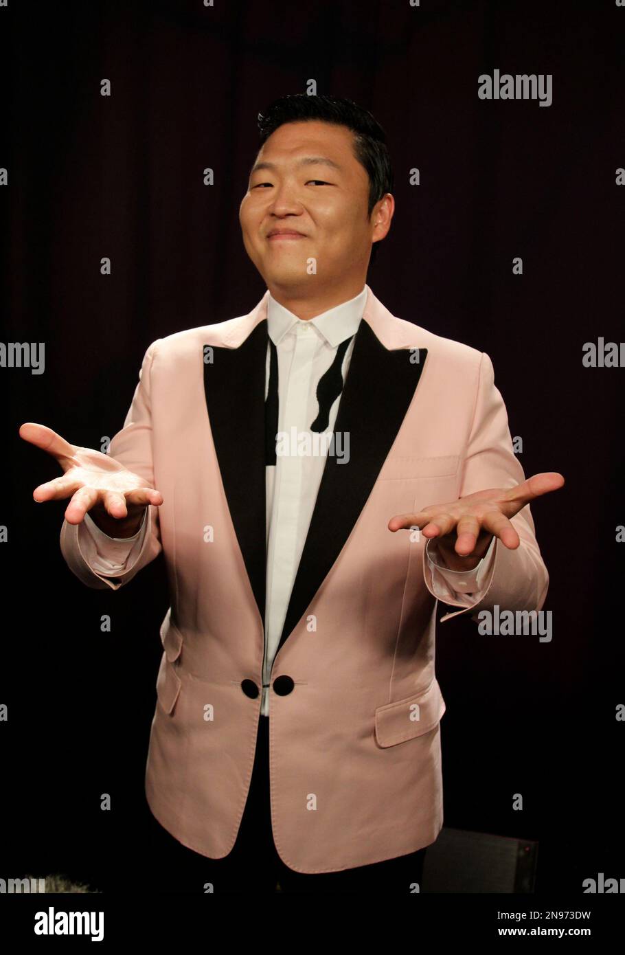 This Aug. 22, 2012 photo shows South Korean rapper PSY, born Jae-Sang ...