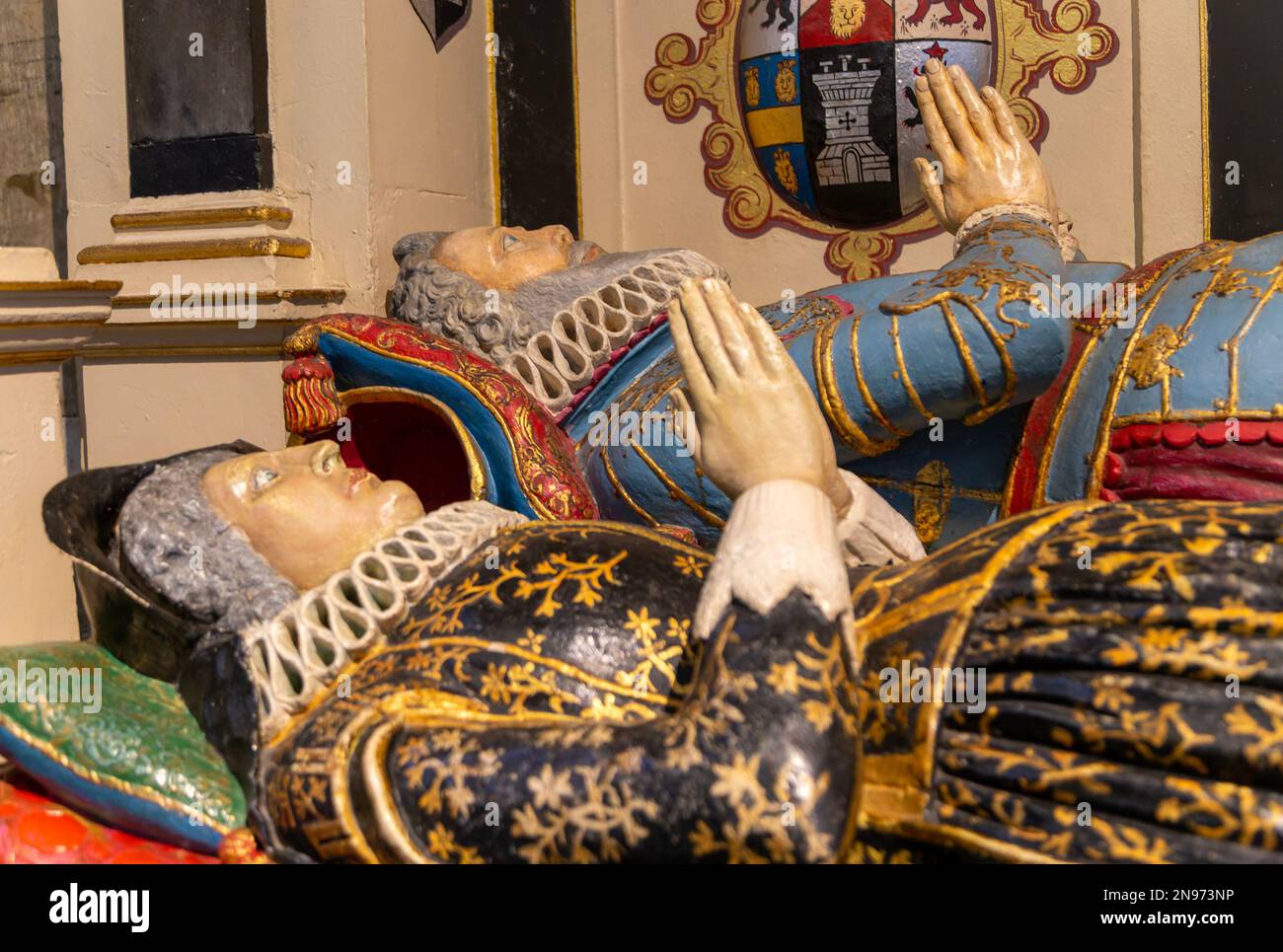 Memorial tomb Sir Richard Mompesson ( died 1627) and wife Katherine ...