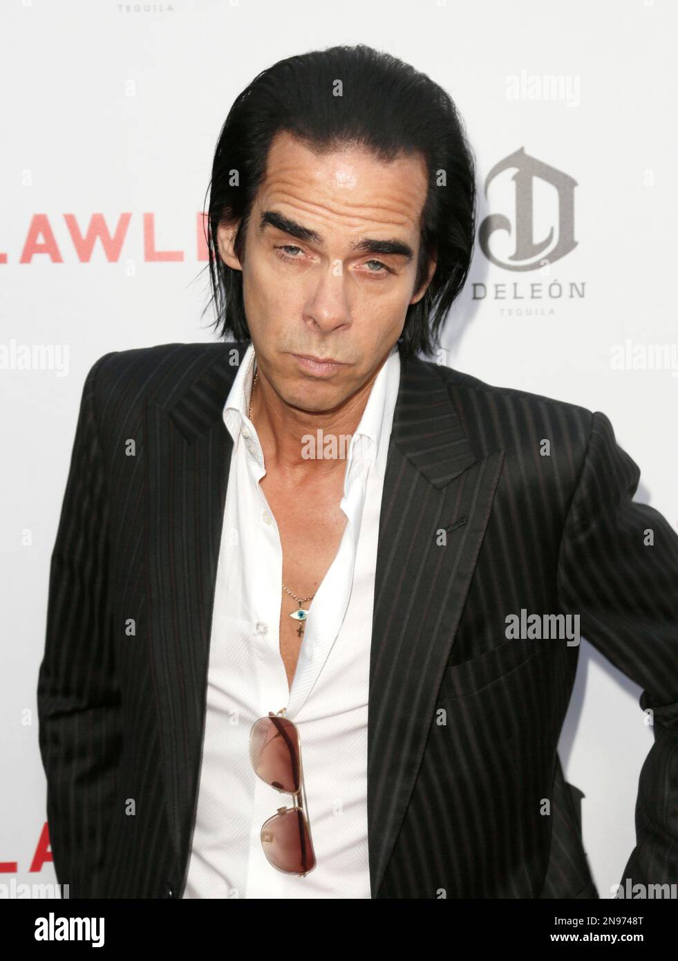 Nick Cave attends the LA premiere of Lawless at Arclight Cinemas ...