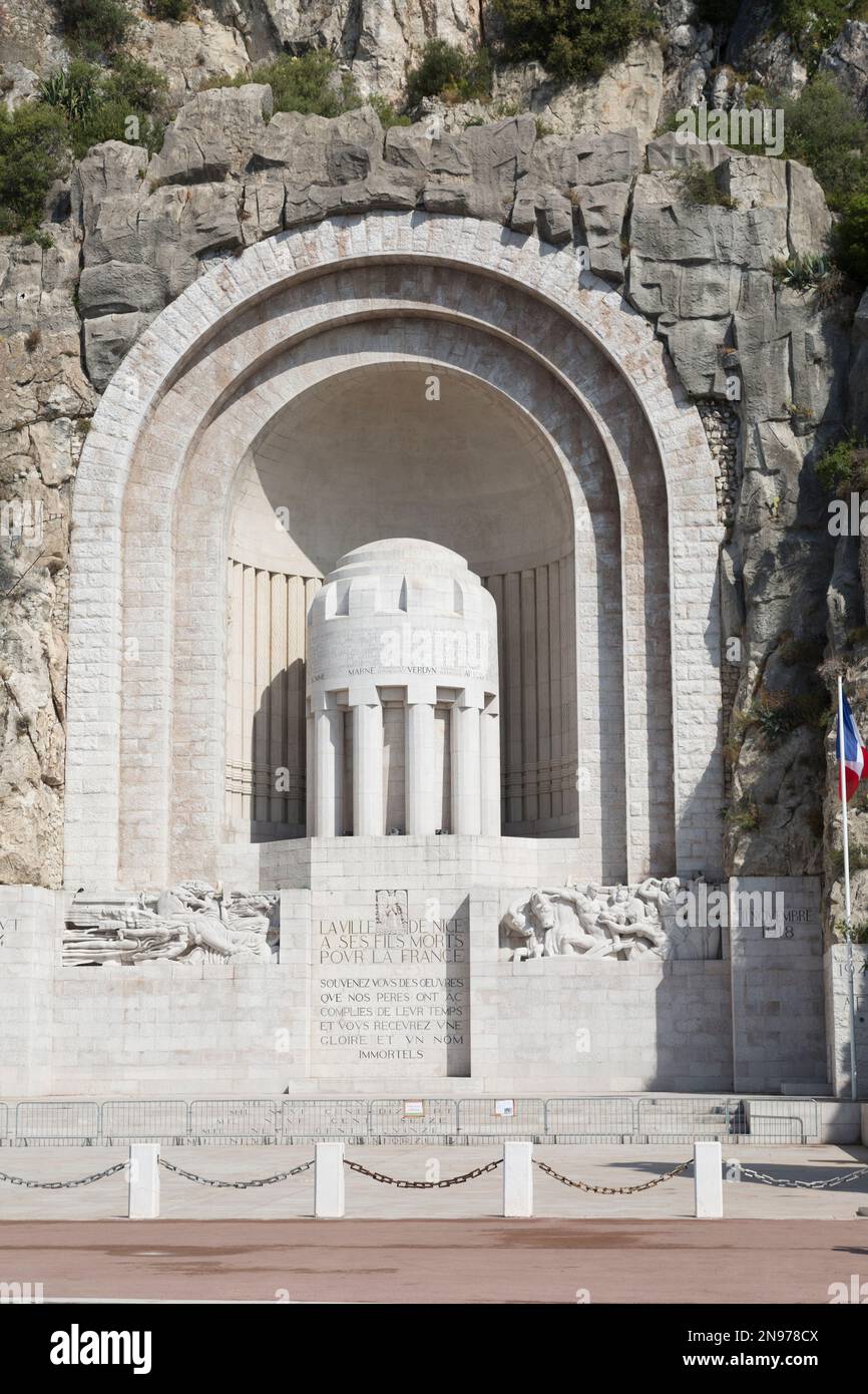 France, Nice, the Monument aux Morts, a monument to commemorate France ...