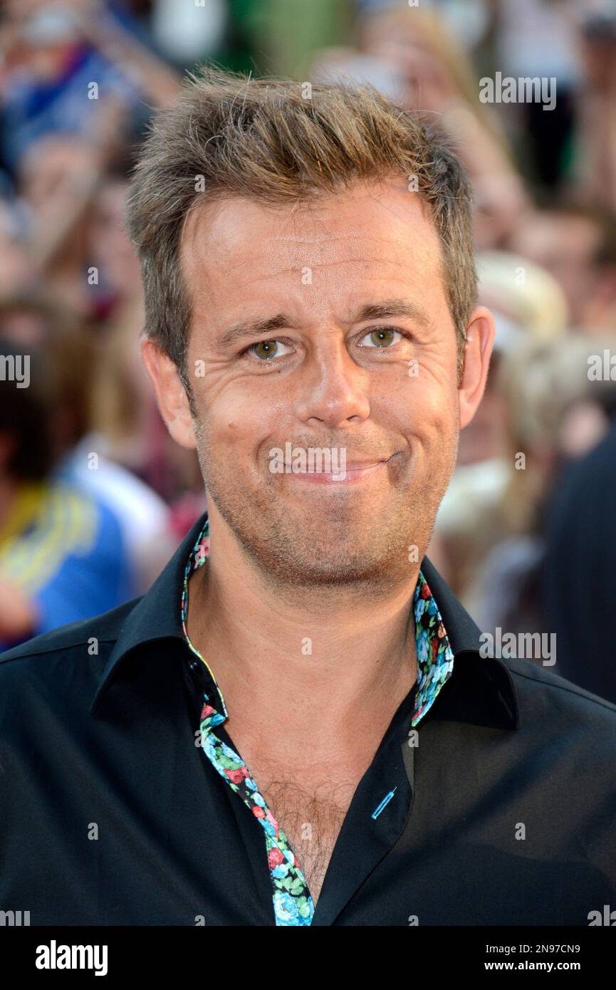 Pat Sharp poses at the Keith Lemon: The film UK Premiere at the Odeon ...