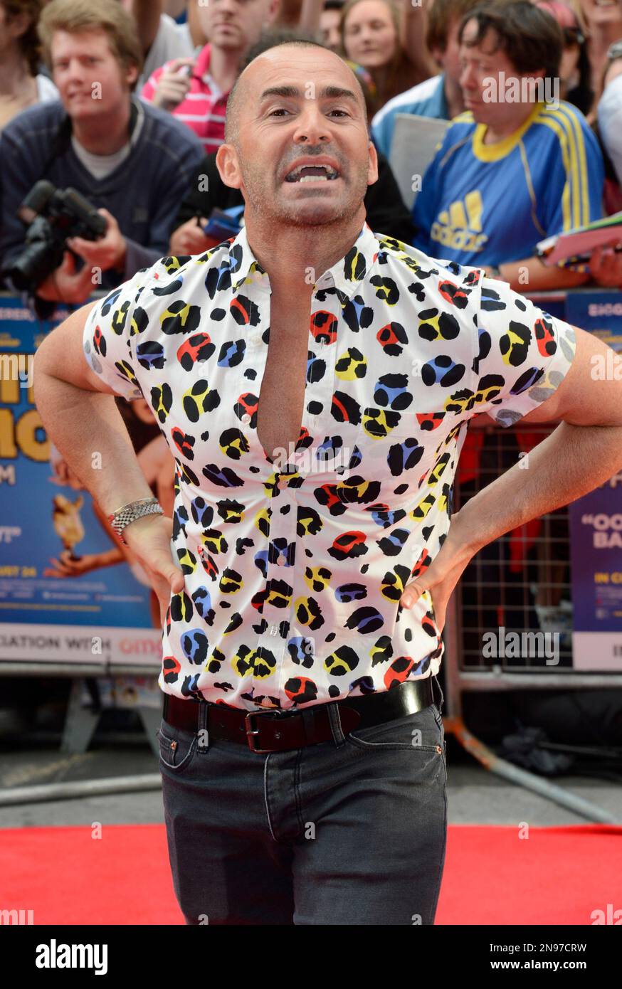 Louis Spence poses at the Keith Lemon: The film UK Premiere at the ...