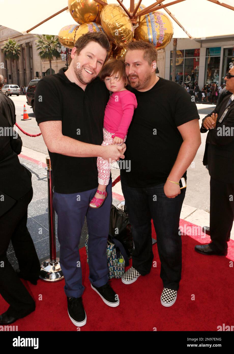 Bill Horn, Scout Masterson and daughter attend the LA premiere of The ...