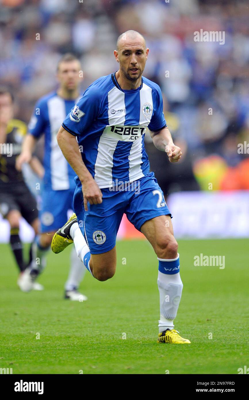 Wigan Athletic's Ivan Ramis during their English Premier League soccer ...