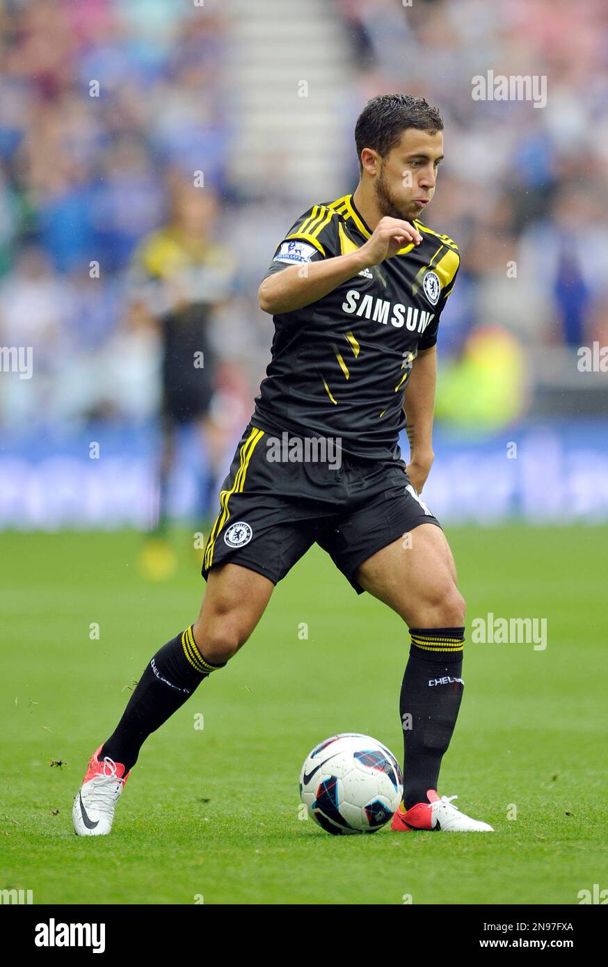 Chelsea's Eden Hazard during their English Premier League soccer match ...
