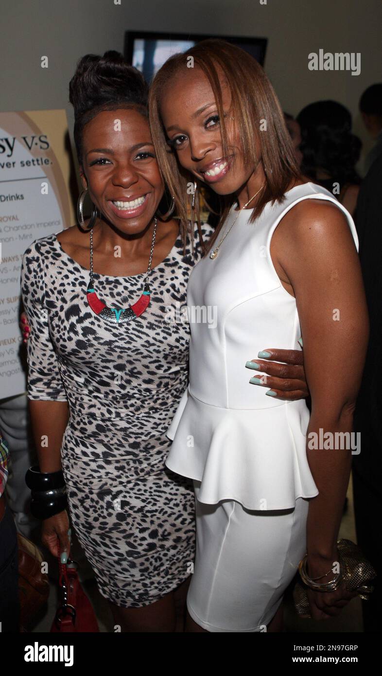 VH1 TV personality Andrea Kelly and recording artist Sparkle attend ...