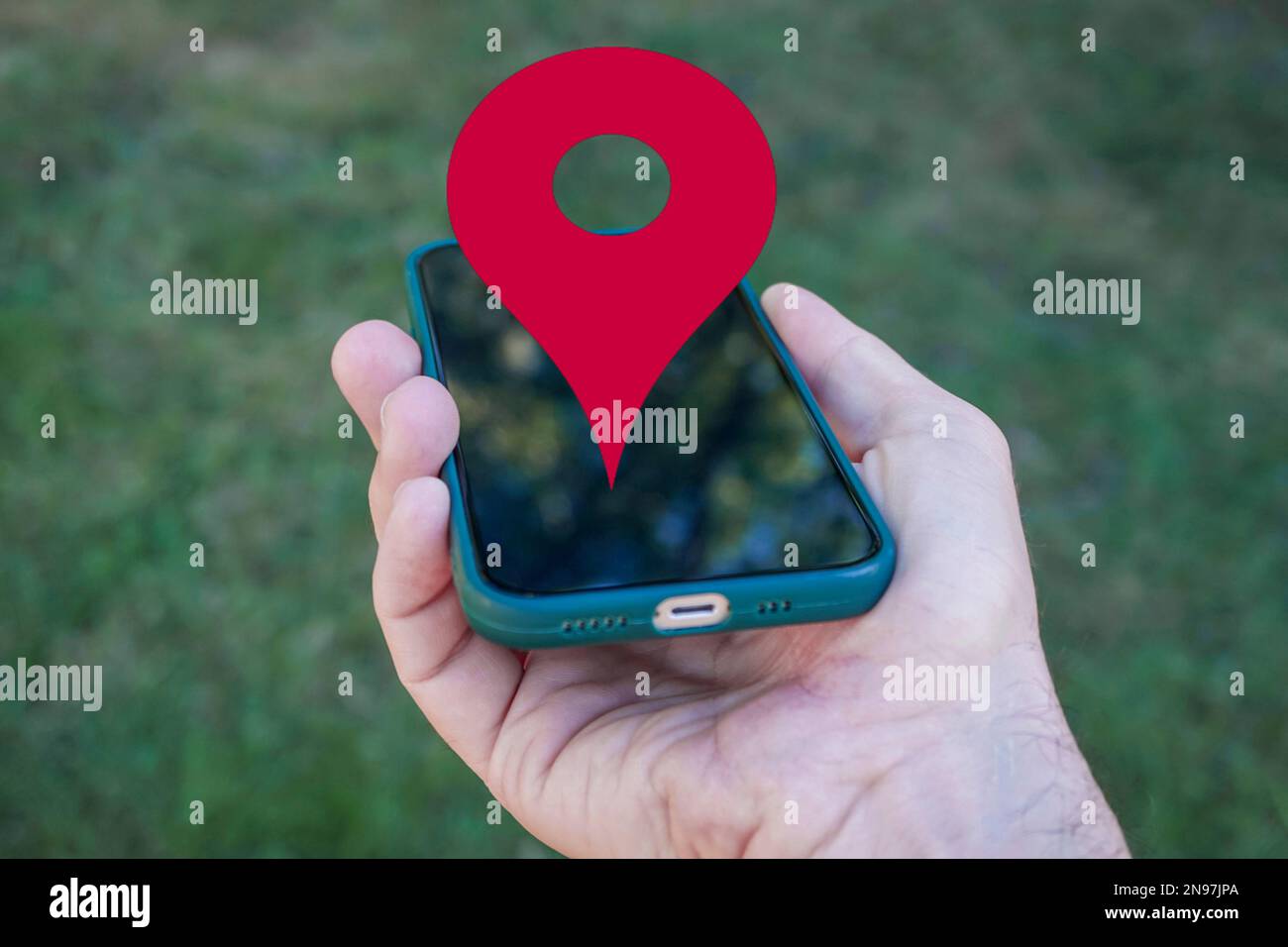Map icon location symbol pin hi-res stock photography and images - Alamy