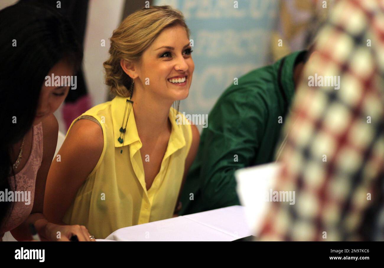 "Power Rangers Super Samurai" cast member Brittany Pirtle smiles while ...