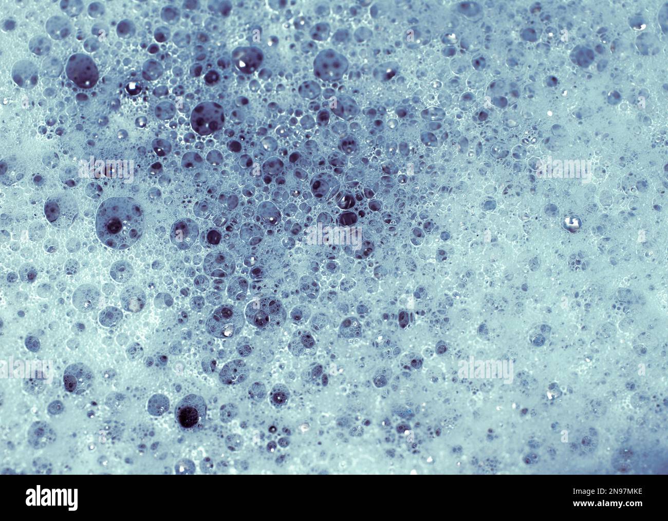small soap bubbles on water surface, marco background Stock Photo - Alamy