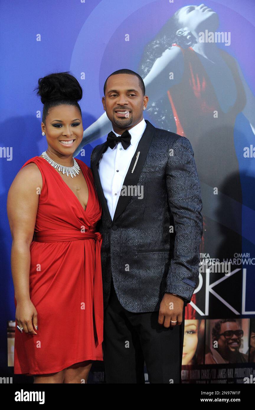 Michelle Epps and Mike Epps attend the Los Angeles premiere of "Sparkle" at Grauman's Chinese ...