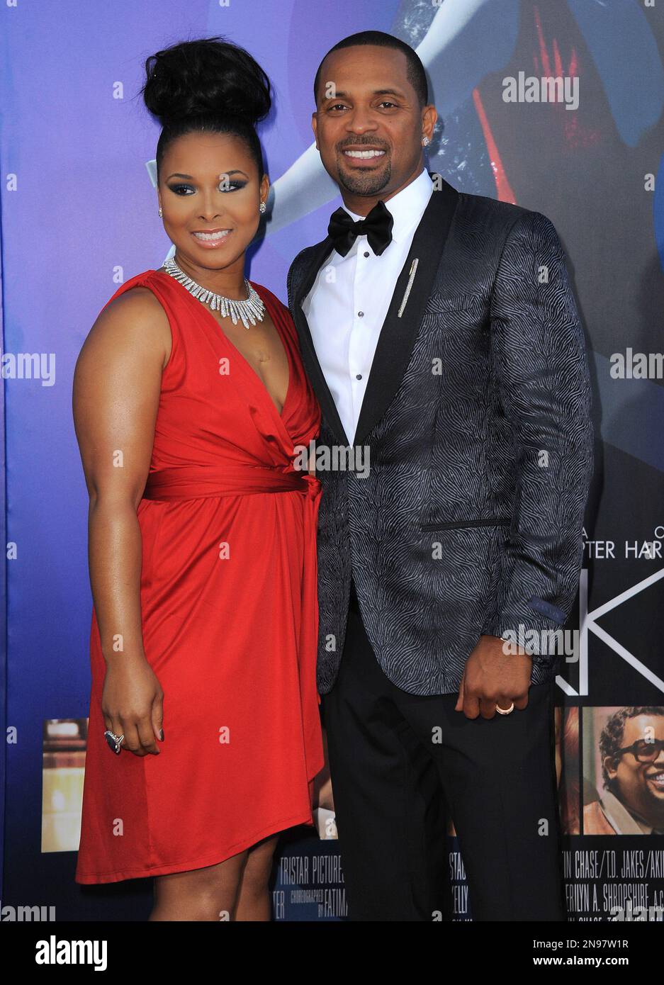 Michelle Epps and Mike Epps attend the Los Angeles premiere of "Sparkle" at Grauman's Chinese ...