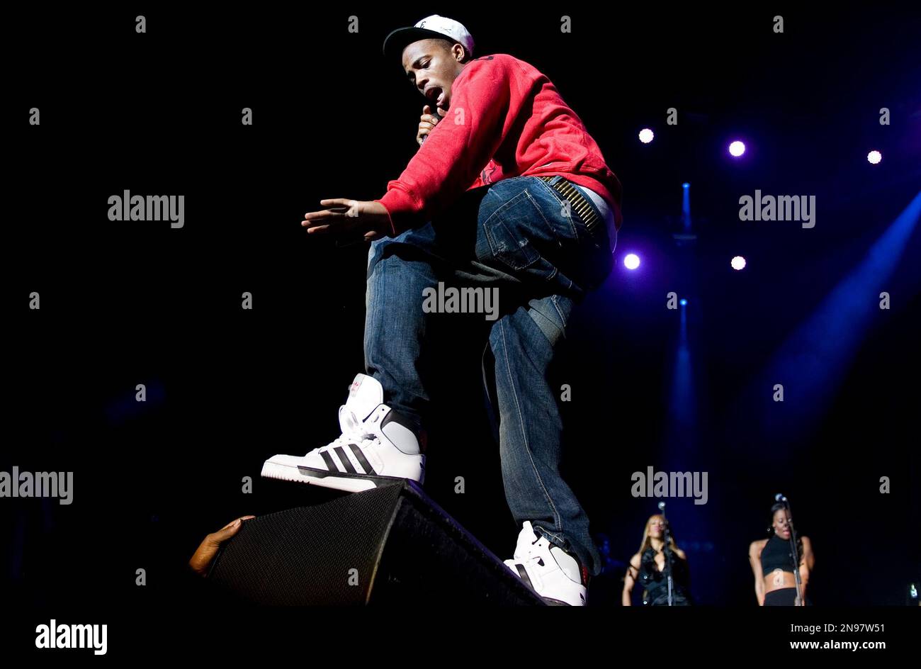 Rapper B.o.B performs at KiSS 92.5's Wham Bam at the Molson ...