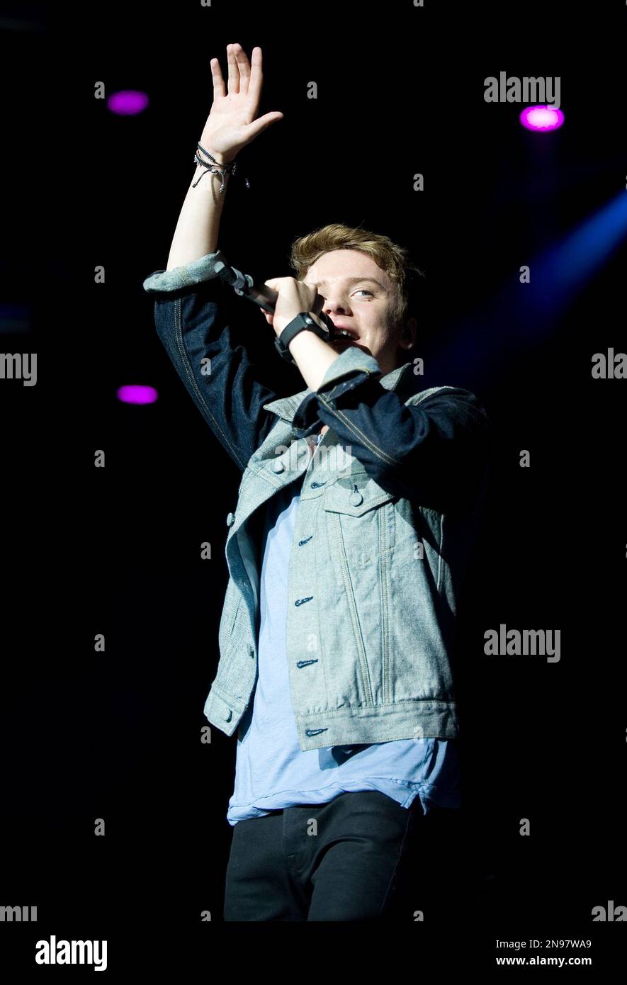 Singer Conor Maynard performs at KiSS 92.5's Wham Bam at the Molson ...