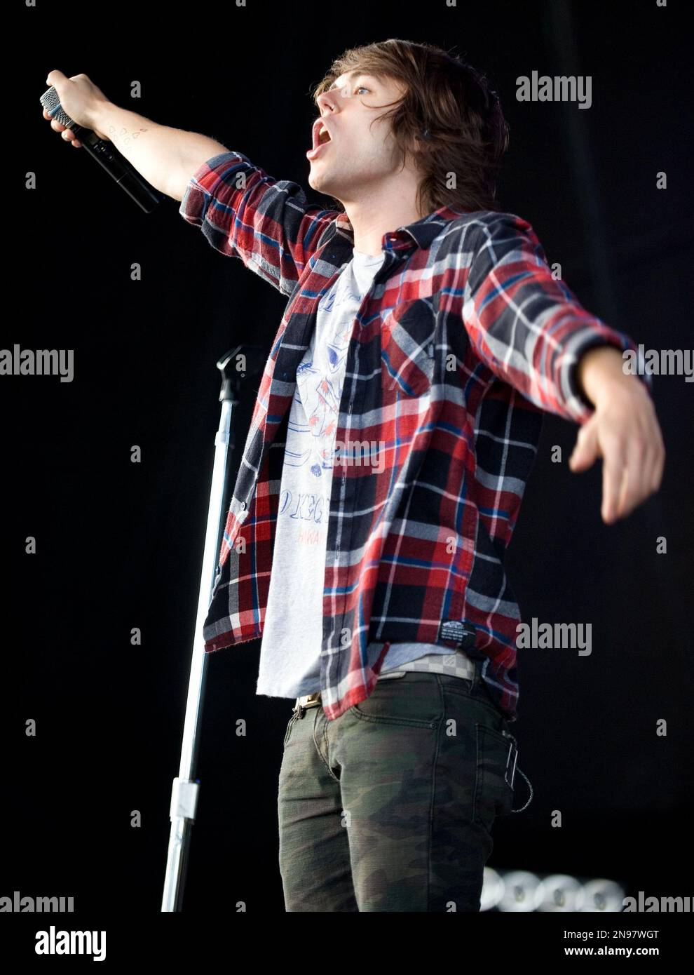 Singer Jordan Witzigreuter of The Ready Set performs at KiSS 92.5's ...