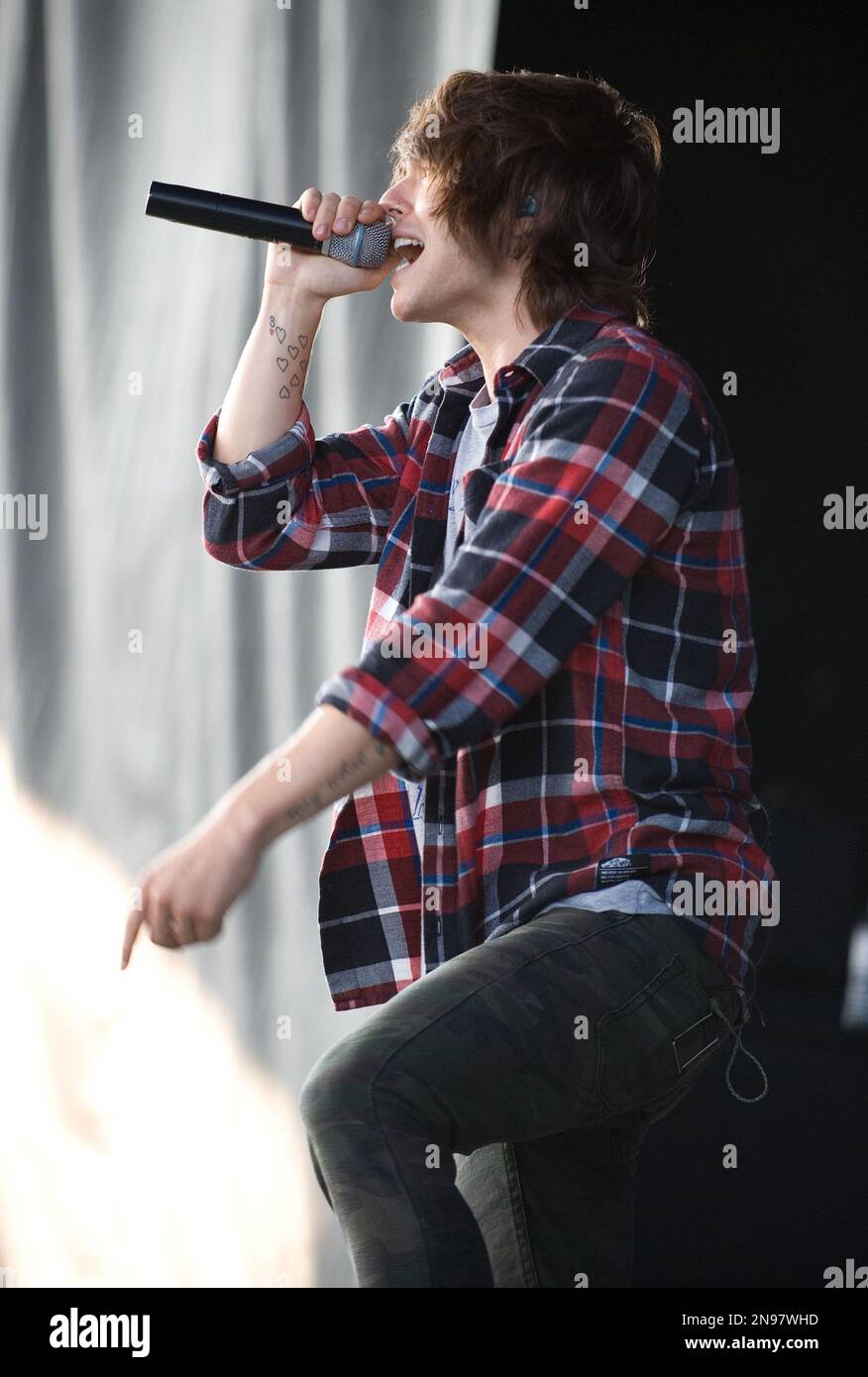 Singer Jordan Witzigreuter of The Ready Set performs at KiSS 92.5's ...