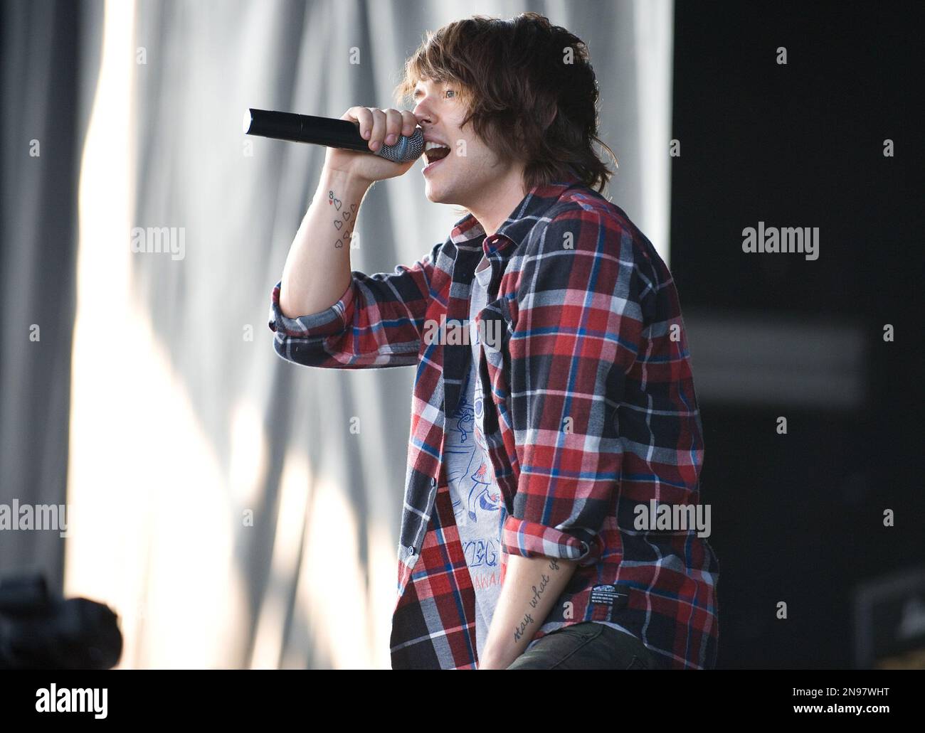 Singer Jordan Witzigreuter of The Ready Set performs at KiSS 92.5's ...