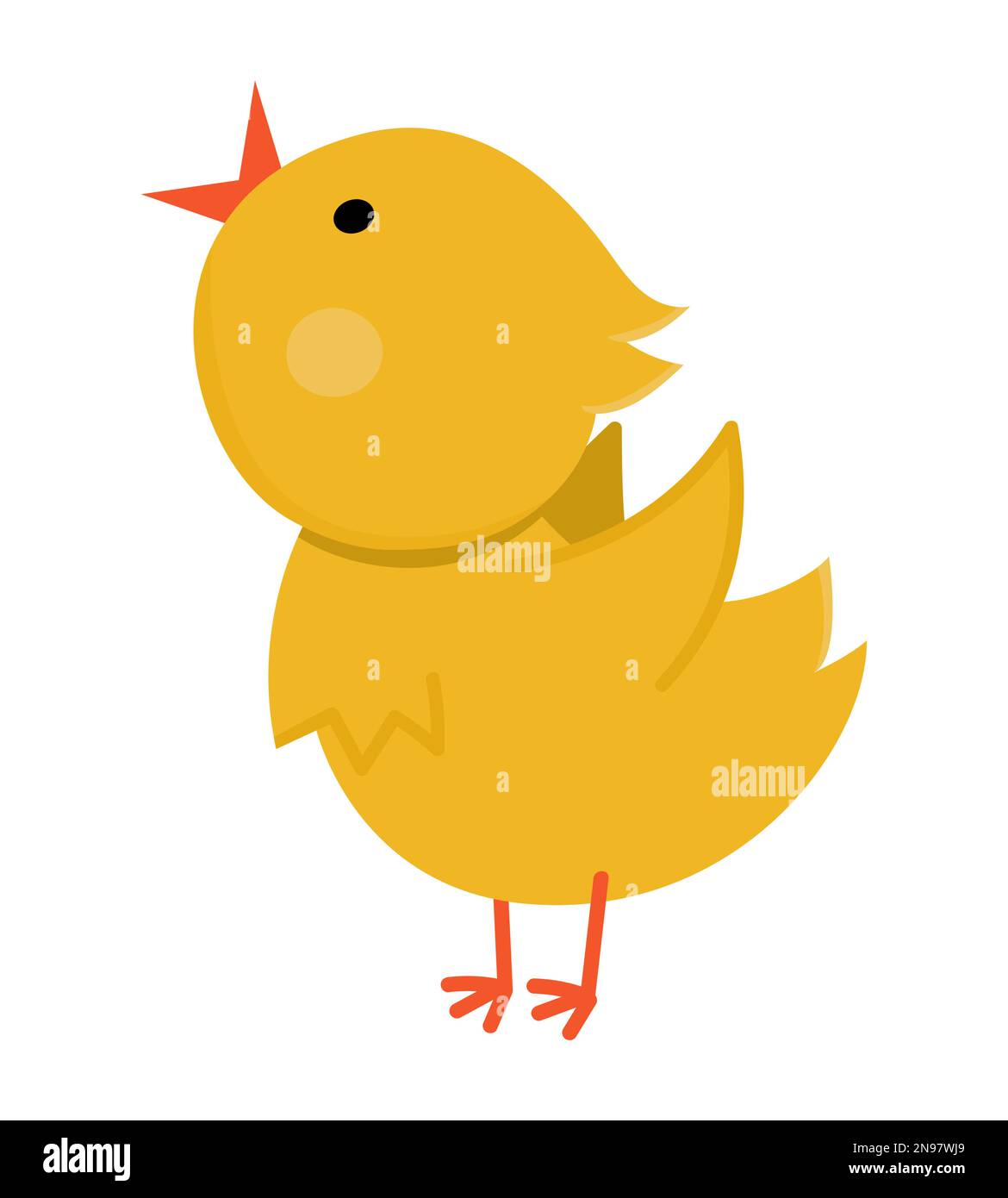 Yellow bird singing cartoon hi-res stock photography and images - Alamy