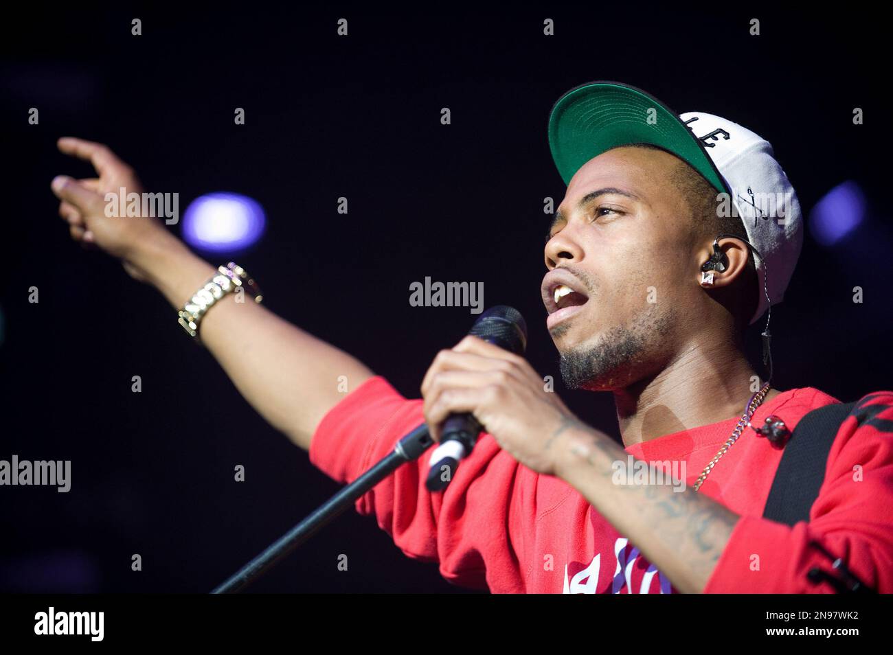 Rapper B.o.B performs at KiSS 92.5's Wham Bam at the Molson ...