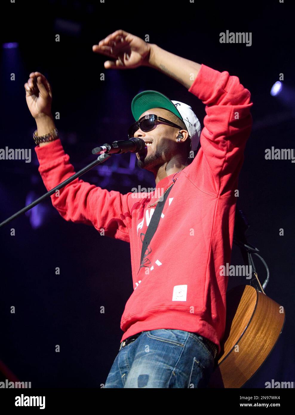Rapper B.o.B performs at KiSS 92.5's Wham Bam at the Molson ...