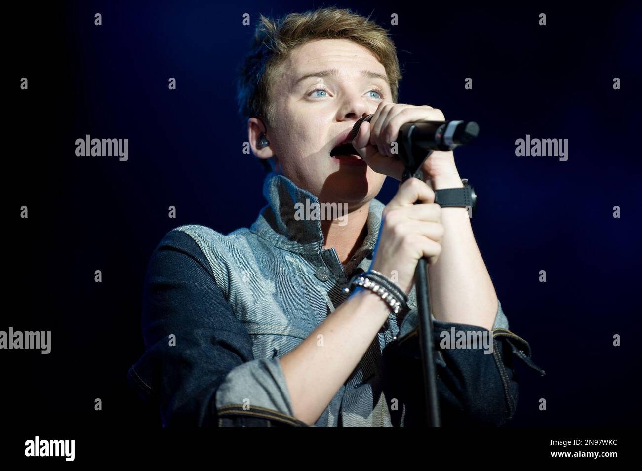 Singer Conor Maynard performs at KiSS 92.5's Wham Bam at the Molson ...