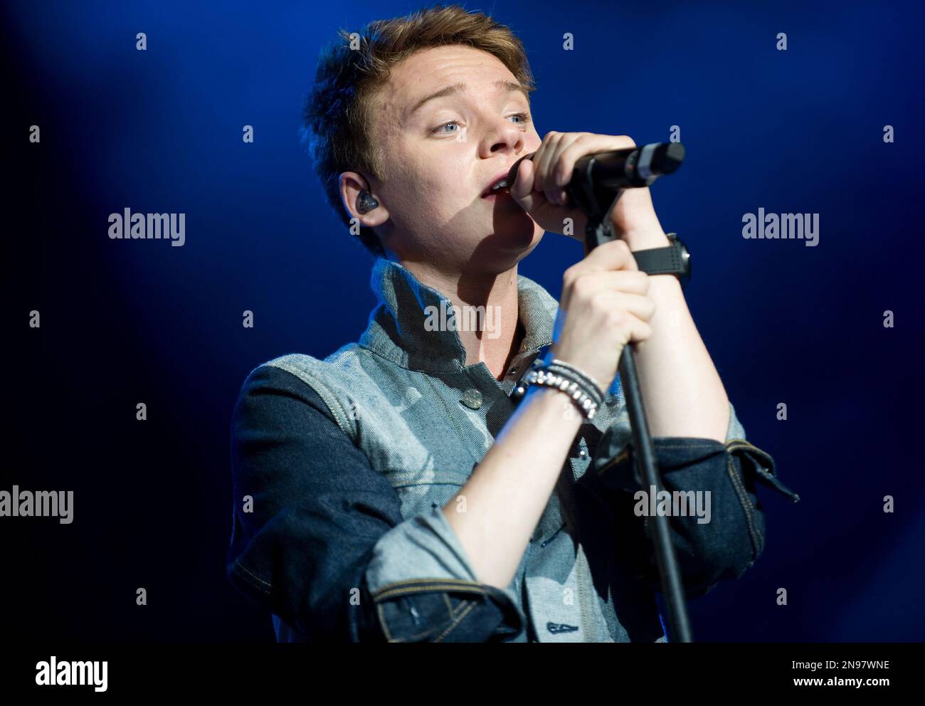 Singer Conor Maynard performs at KiSS 92.5's Wham Bam at the Molson ...