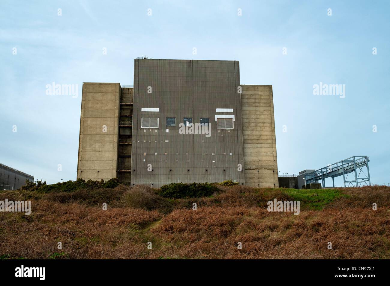 The decommissioned Sizewell A nuclear power station Suffolk UK Stock ...