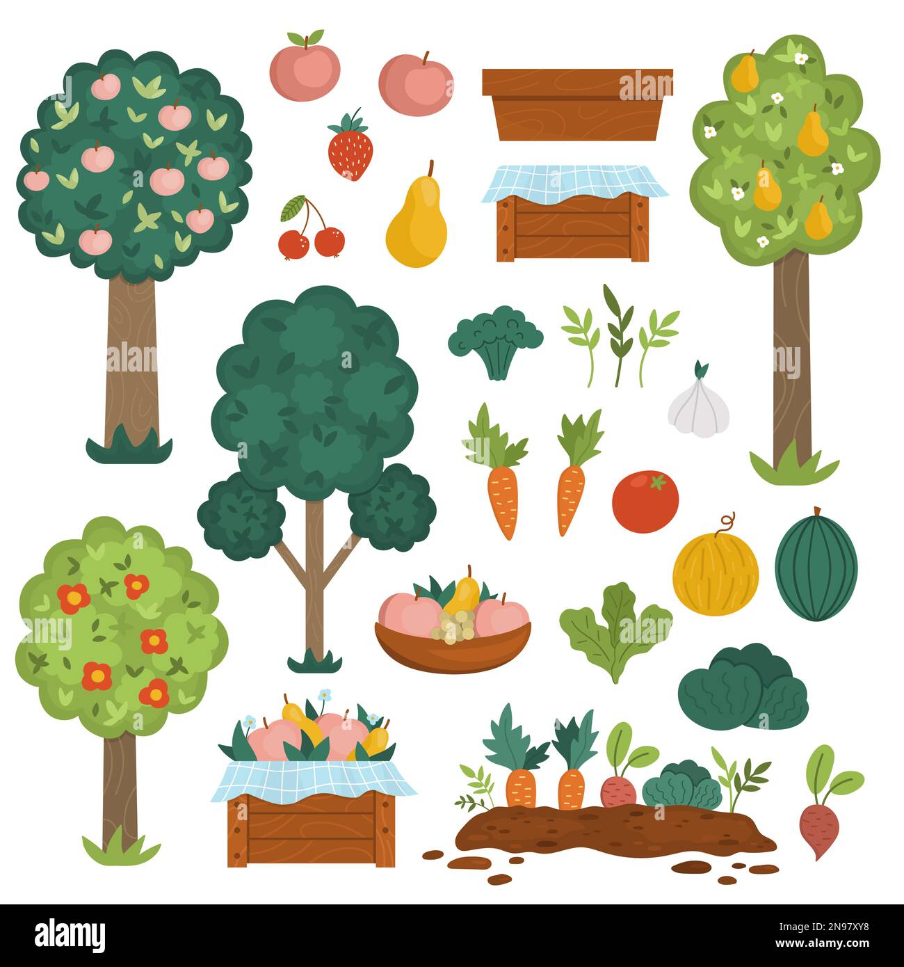 Flower v bed Stock Vector Images - Alamy