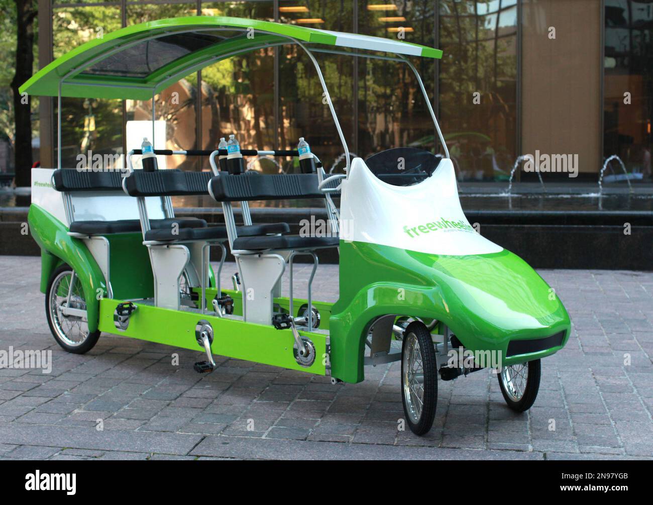Twenty Humana Freewheelin pedal buses like the one shown are coming to ...
