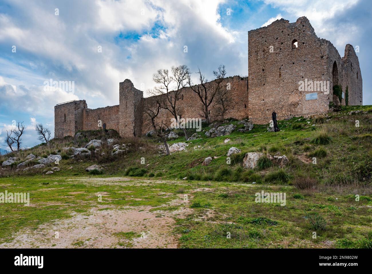 Castellaccio of Monreale, Sicily Stock Photo - Alamy