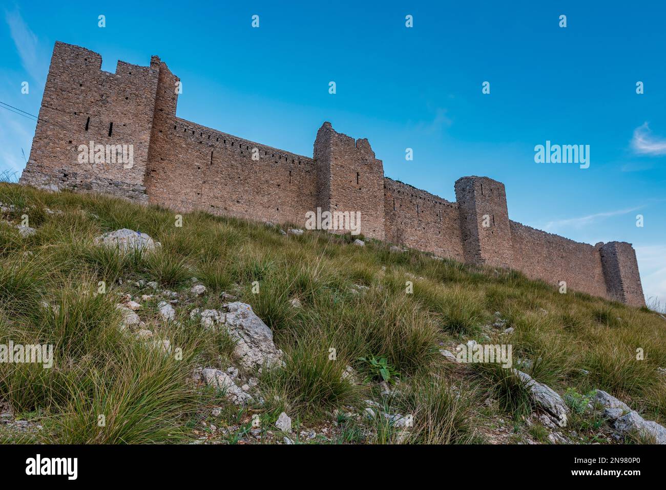 Castellaccio of Monreale, Sicily Stock Photo - Alamy