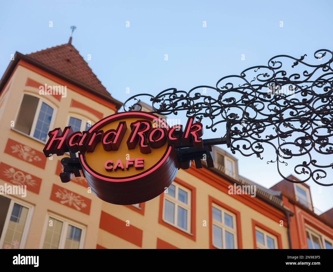 Munich, Germany - August 5, 2022: Hard Rock cafe Munich. As of 2015 ...