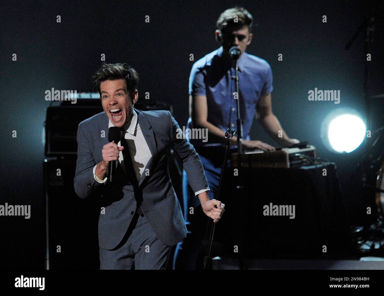 fun. lead singer Nate Ruess performs at the "Teachers Rock" concert at ...