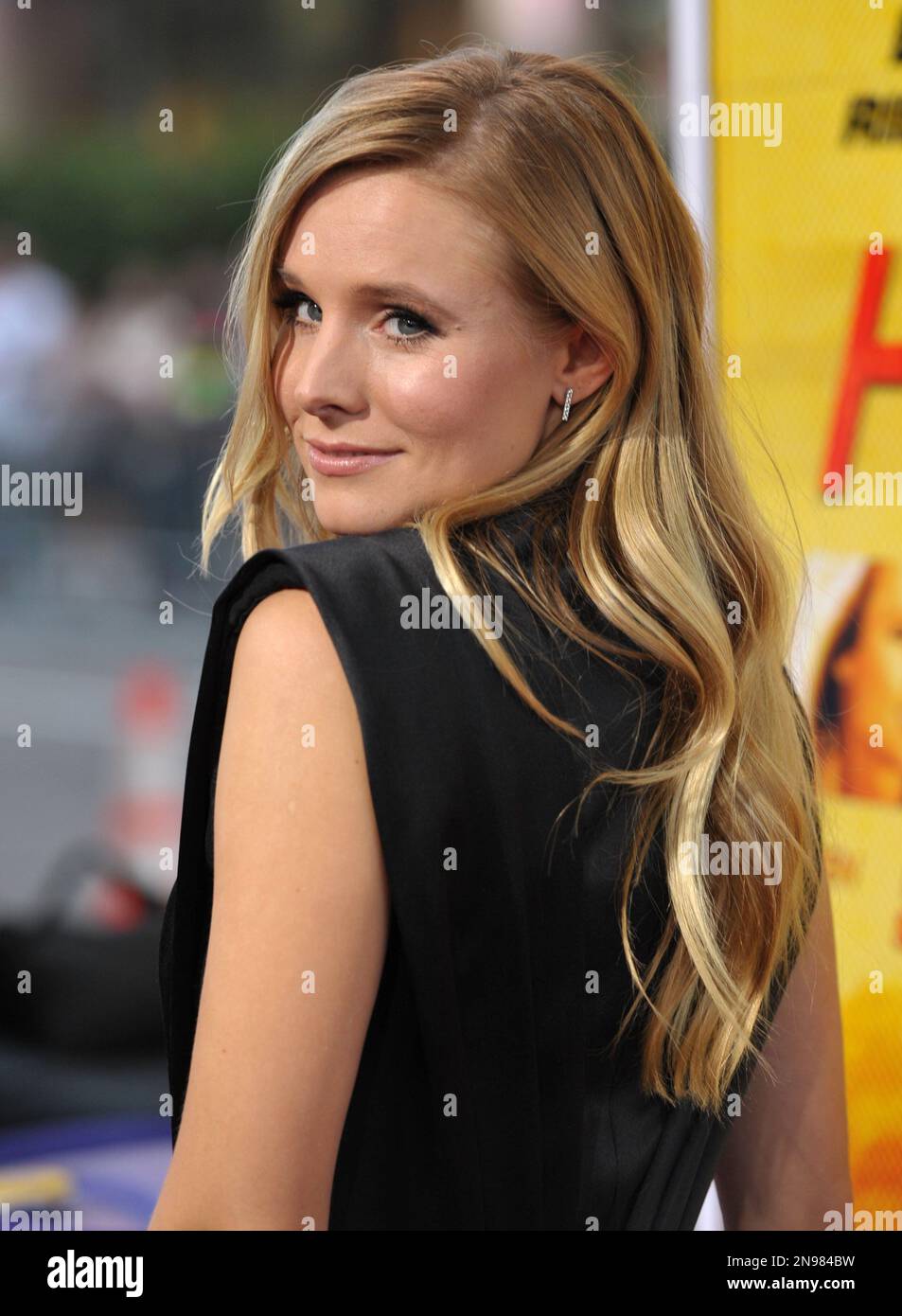 Kristen Bell attends the "Hit and Run" Los Angeles Premiere at Regal ...