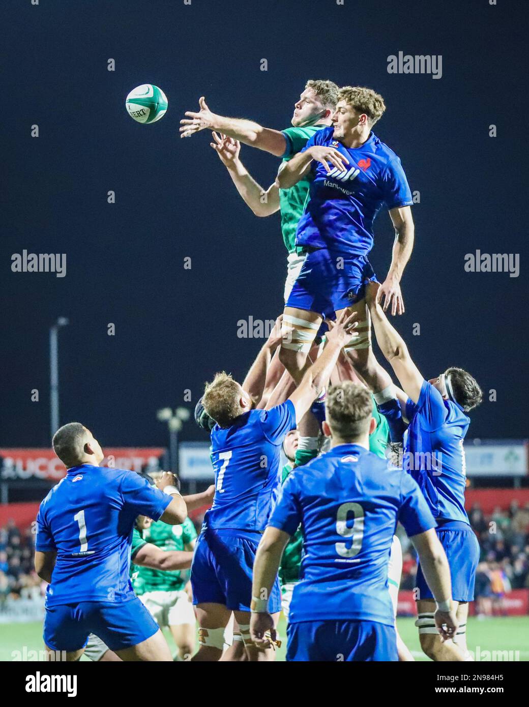 February 10th, 2023 Cork, Ireland: Under 20 Six Nations match between ...