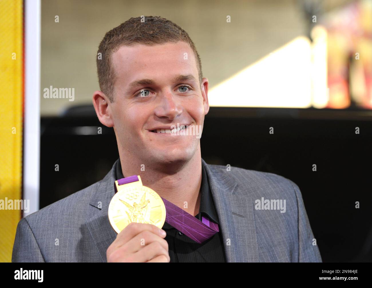 Olympic Gold Medalist Tyler Clary attends the "Hit and Run" Los Angeles ...