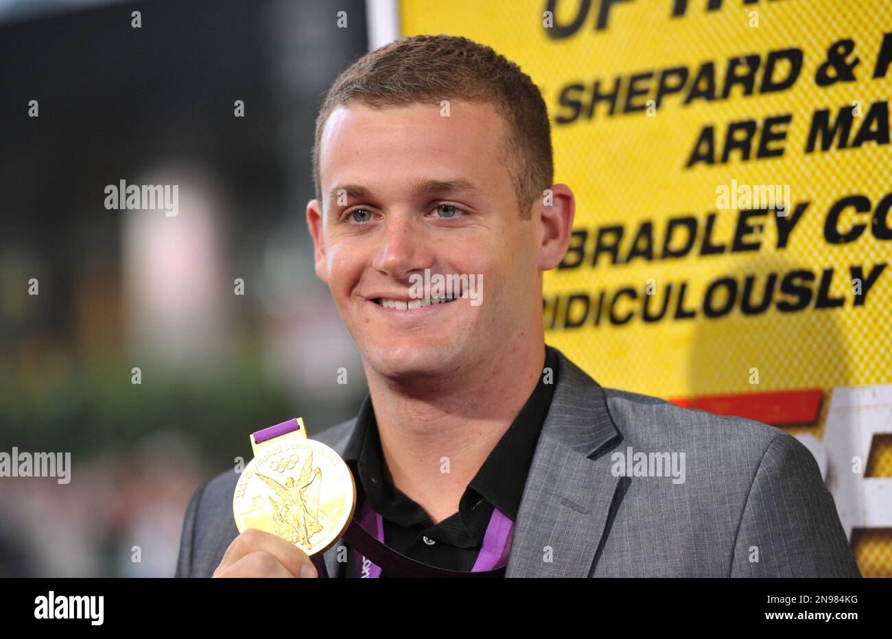 Olympic Gold Medalist Tyler Clary attends the "Hit and Run" Los Angeles ...