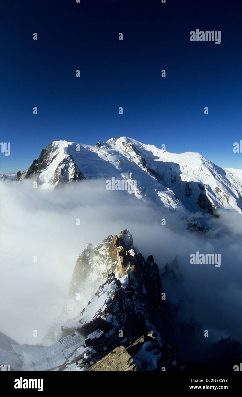 France, the Graian Alps, on which Mont Blanc is the highest, view from ...