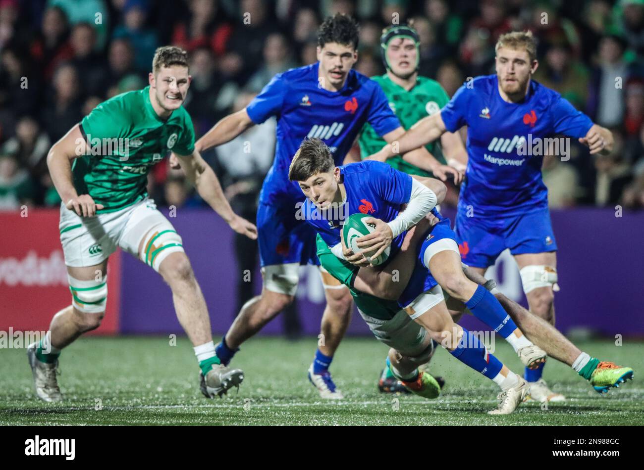 February 10th, 2023 Cork, Ireland: Under 20 Six Nations match between ...