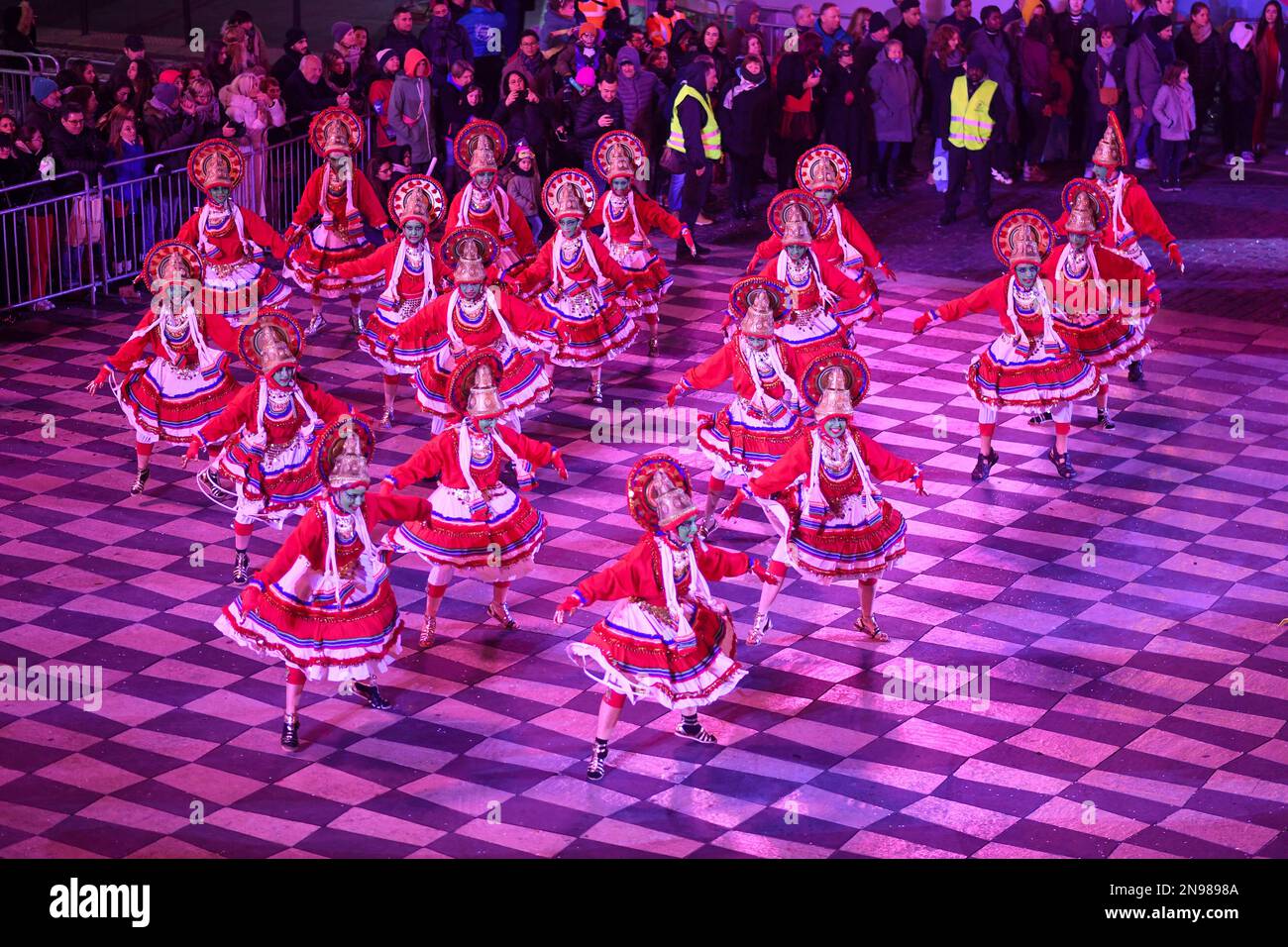 Illuminated ‘Corso carnavalesque’ (day and night) parade of the 150th ...