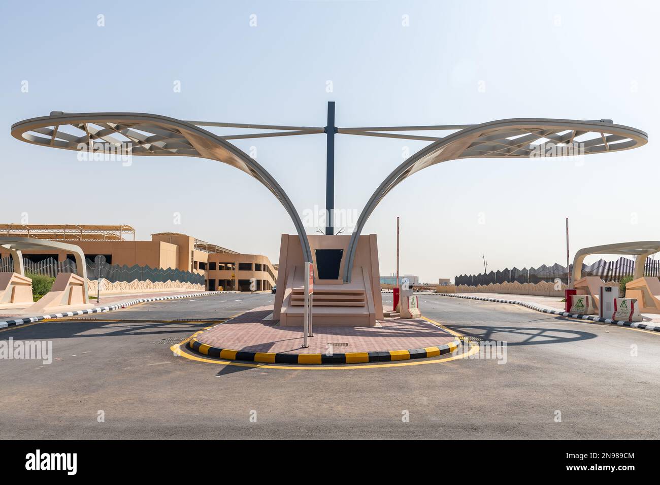 Parking Entrance Design Stock Photo - Alamy