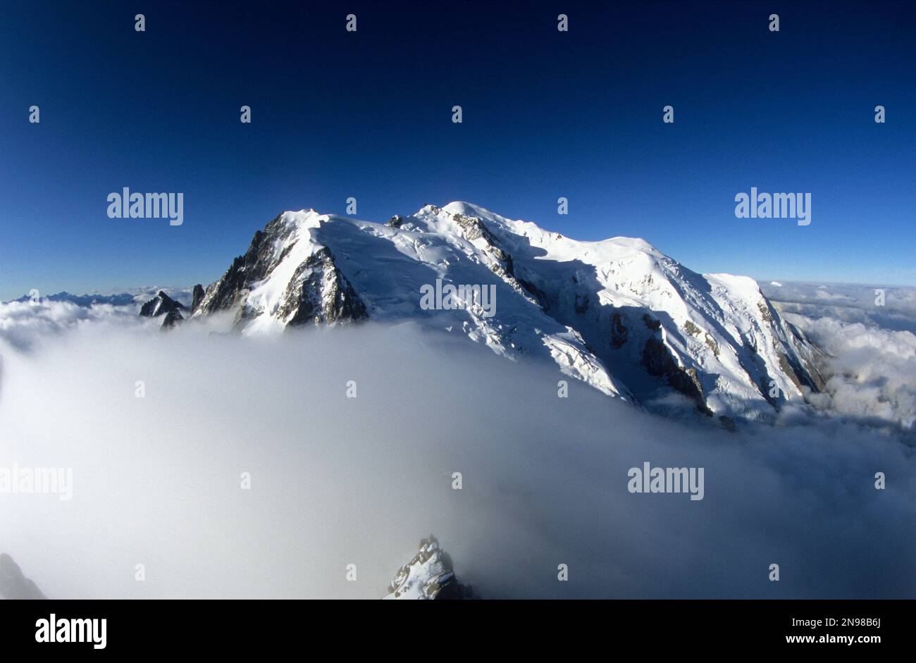 France, the Graian Alps, on which Mont Blanc is the highest, view from ...