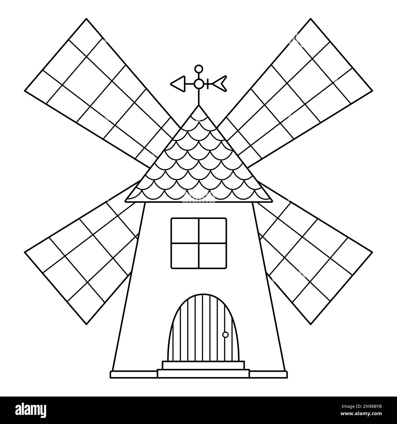 Construction wind farm on Stock Vector Images - Alamy