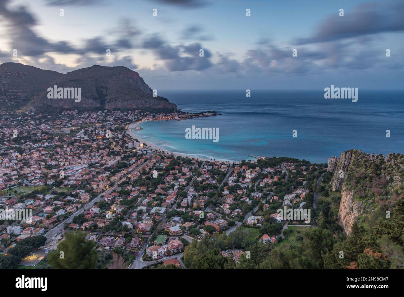 Mondello town italy hi-res stock photography and images - Alamy