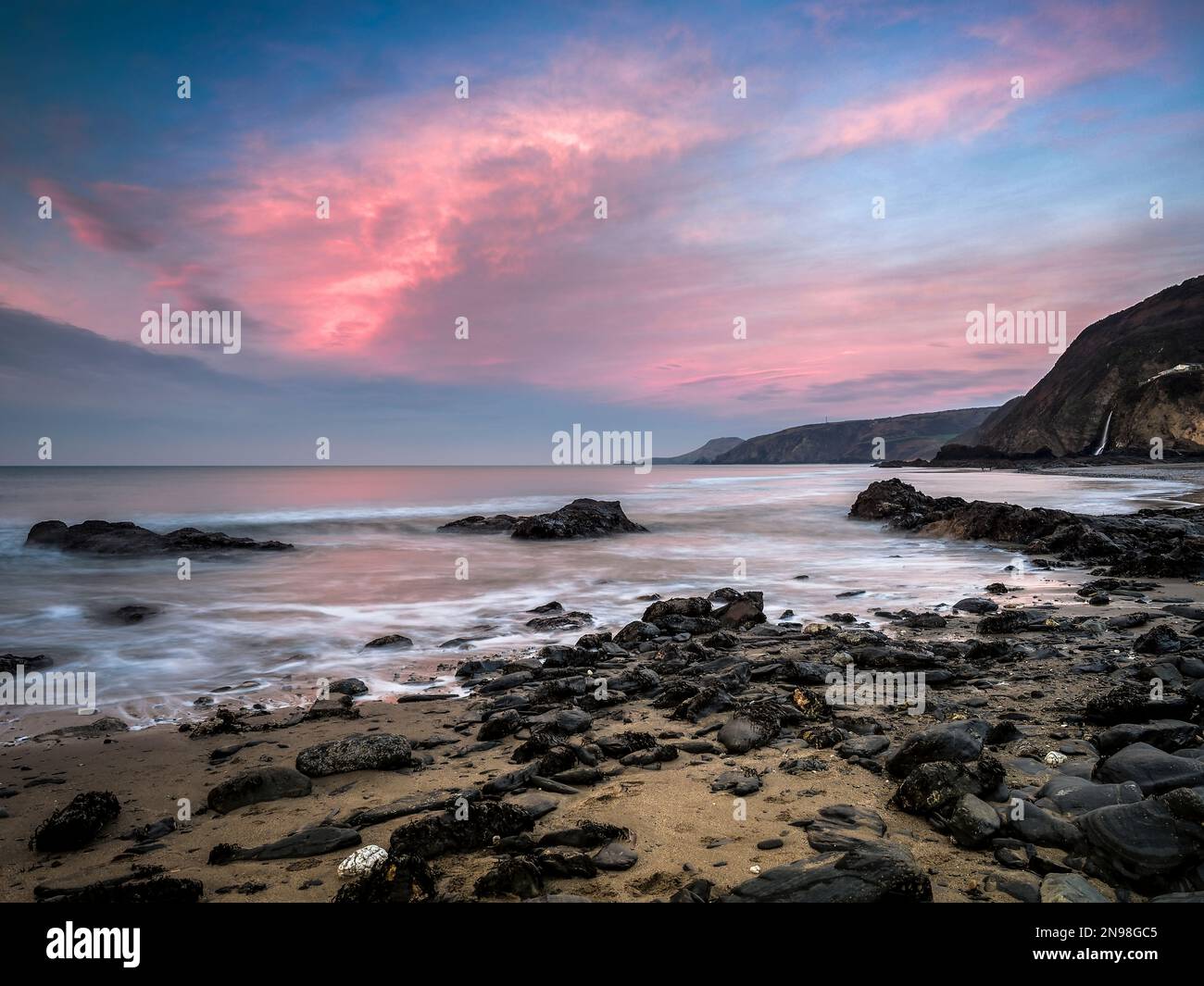 Tresaith Beach, Aberporth, Ceredigion, Wales Stock Photo - Alamy