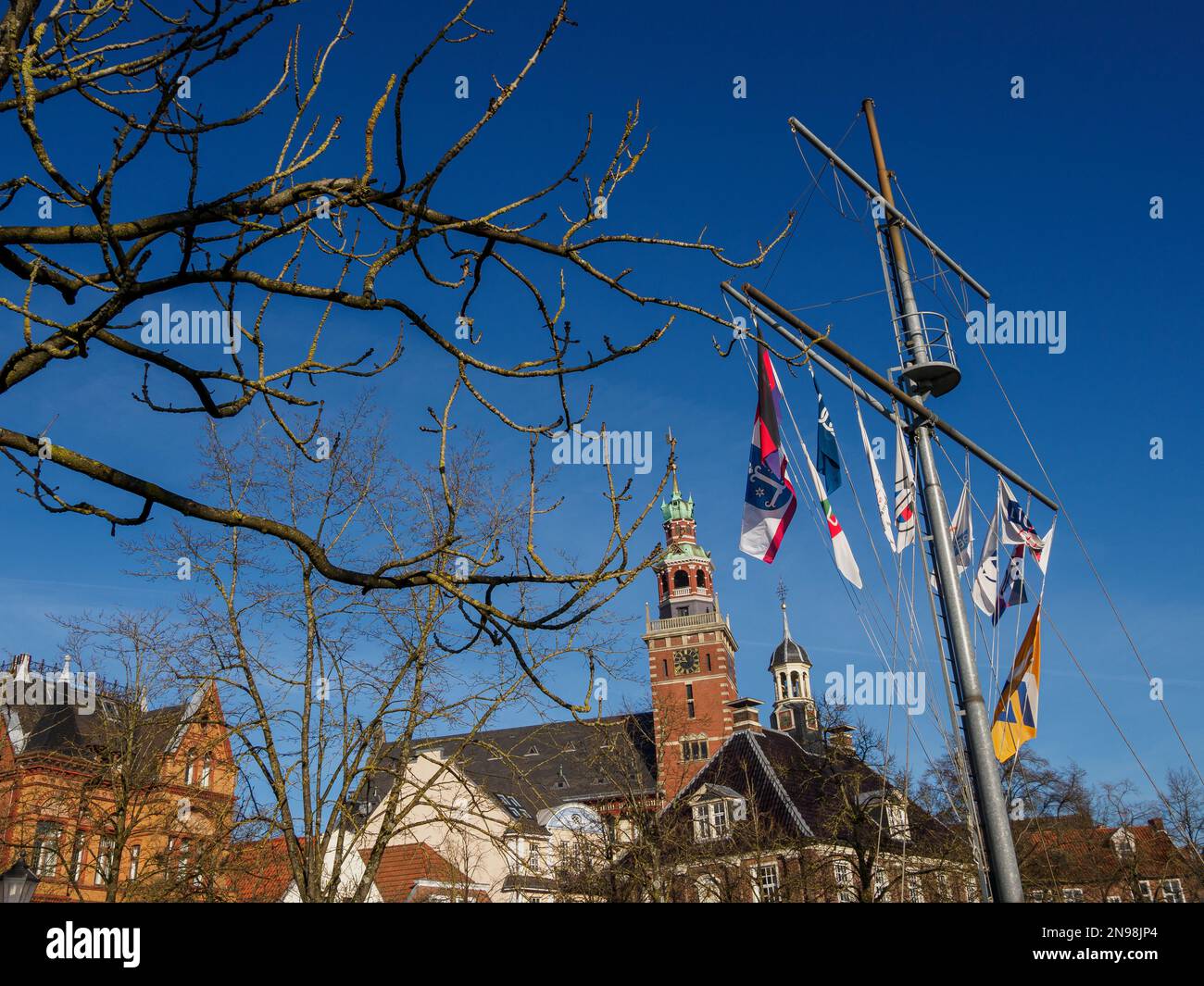 the city of Leer in the german Ostfriesland Stock Photo - Alamy